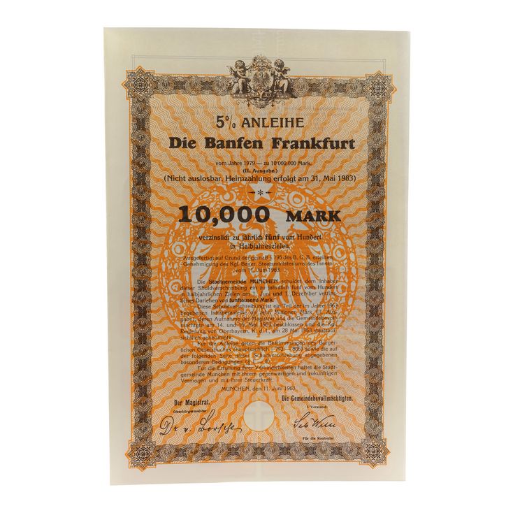 Lot #606 - BEVERLY HILLS COP (1984) - German Bearer Bond