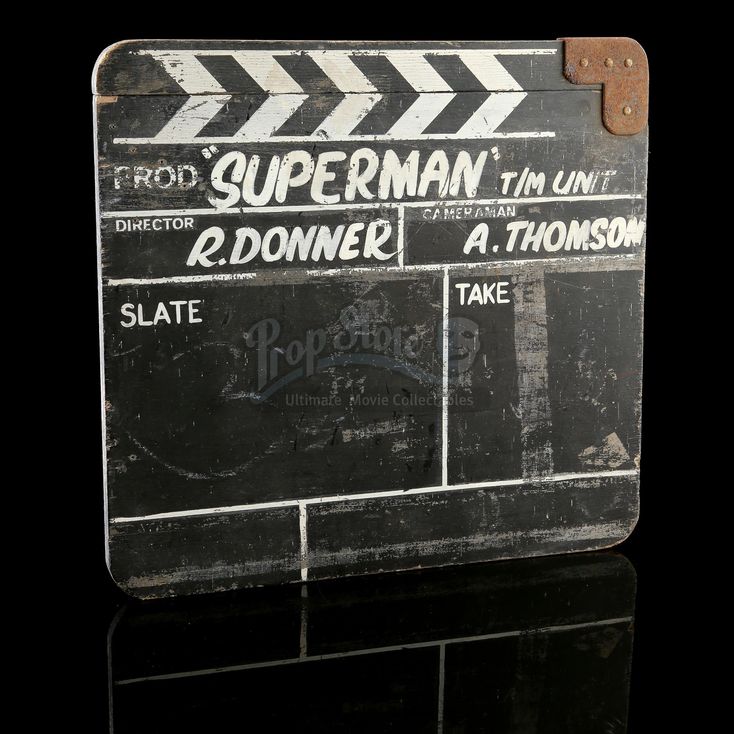 Travelling Matte Unit Clapperboard | SUPERMAN (1978)
