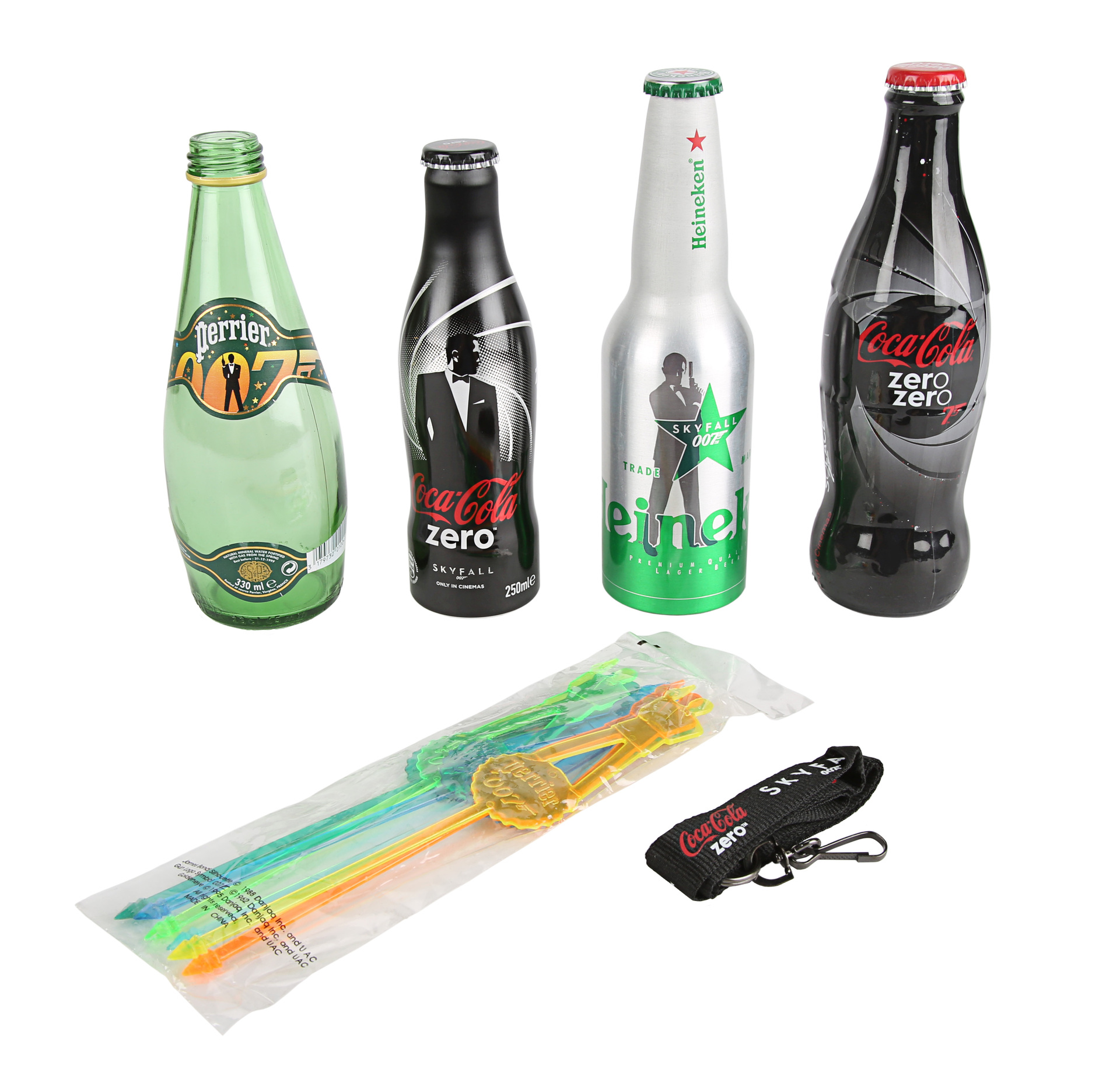 Lot #204 - VARIOUS PRODUCTIONS (1995-2012) - Six Perrier, Coca-Cola and Heineken Drinks ...