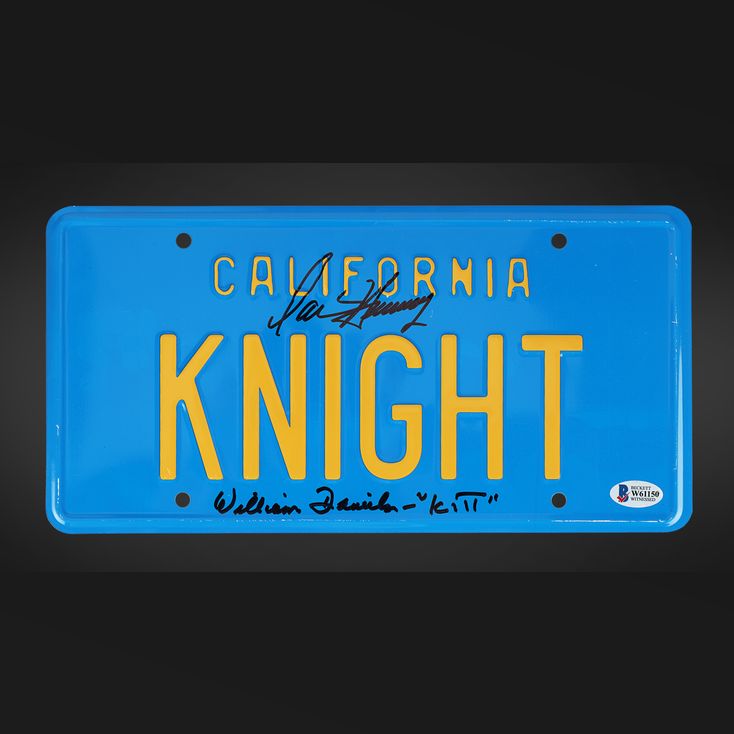 Lot 222 - Poster Live Auction - David Hasselhoff and William Daniels ...