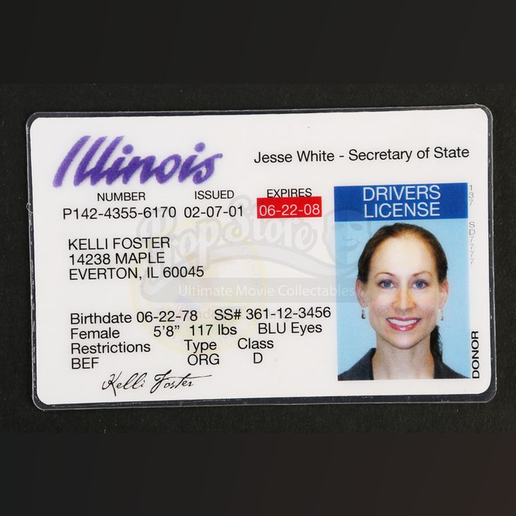 Kelli Fosters (Natalie Dickinson) Drivers License | PRISON BREAK (2005)