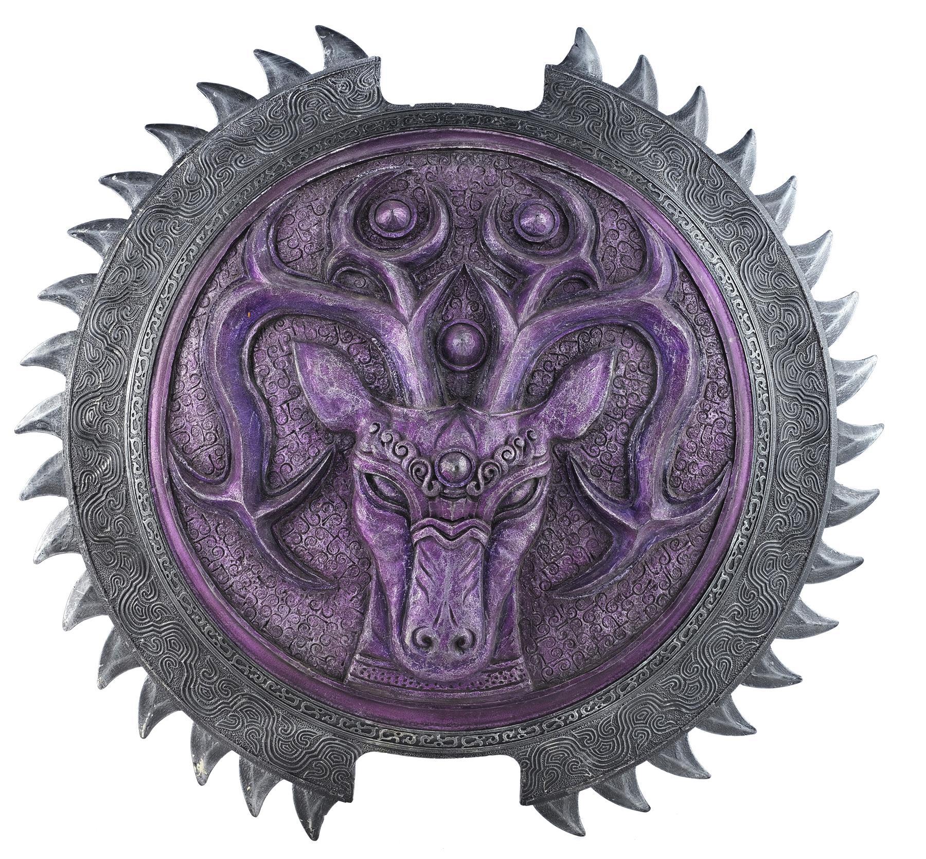 Lot # 458: Purple Deer Corps Shield