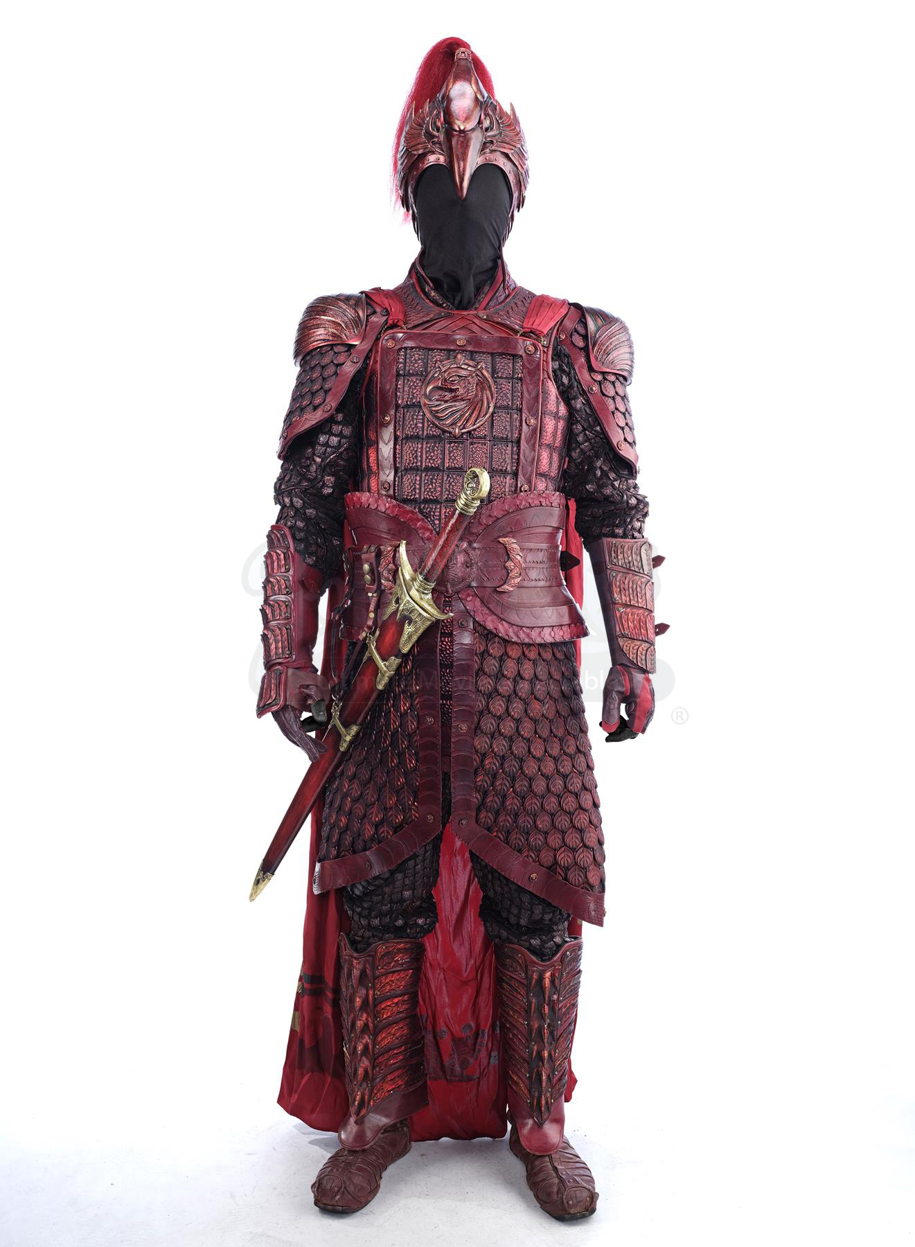 Lot # 160: Commander Chen's (Kenny Lin) Red Eagle Corps Armor with ...