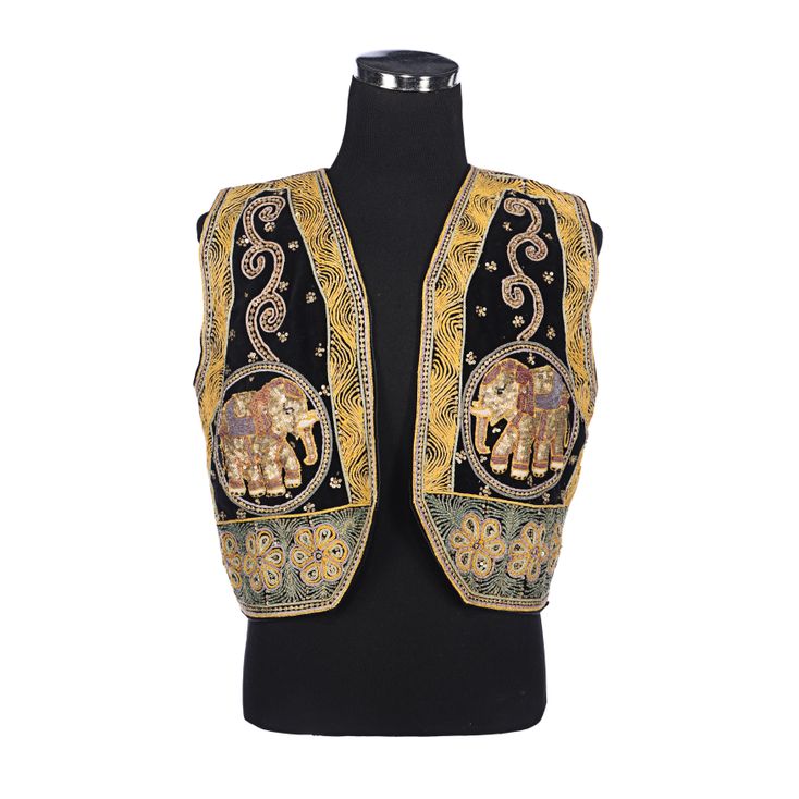 Lot # 560: JIMI HENDRIX - Jimi Hendrix Elephant-Patterned Waistcoat