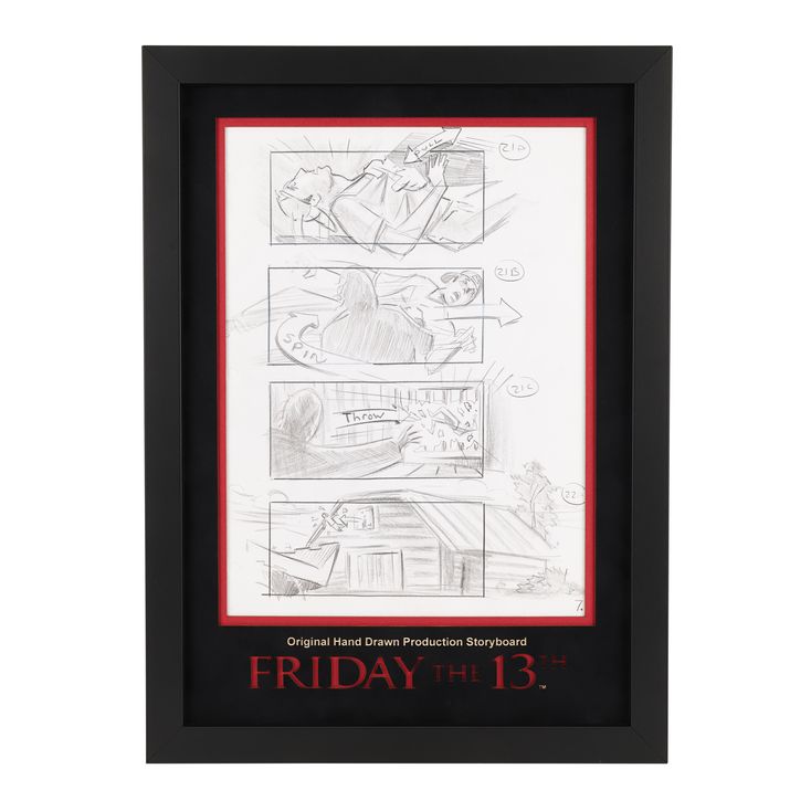 Hand-drawn Doug Brode Storyboard Jason Throws Donnie Out of Window ...