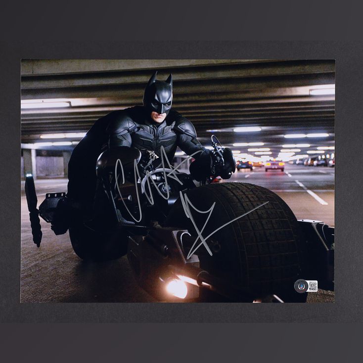 Lot 47 - Online Poster Auction - Christian Bale Autographed Photograph ...