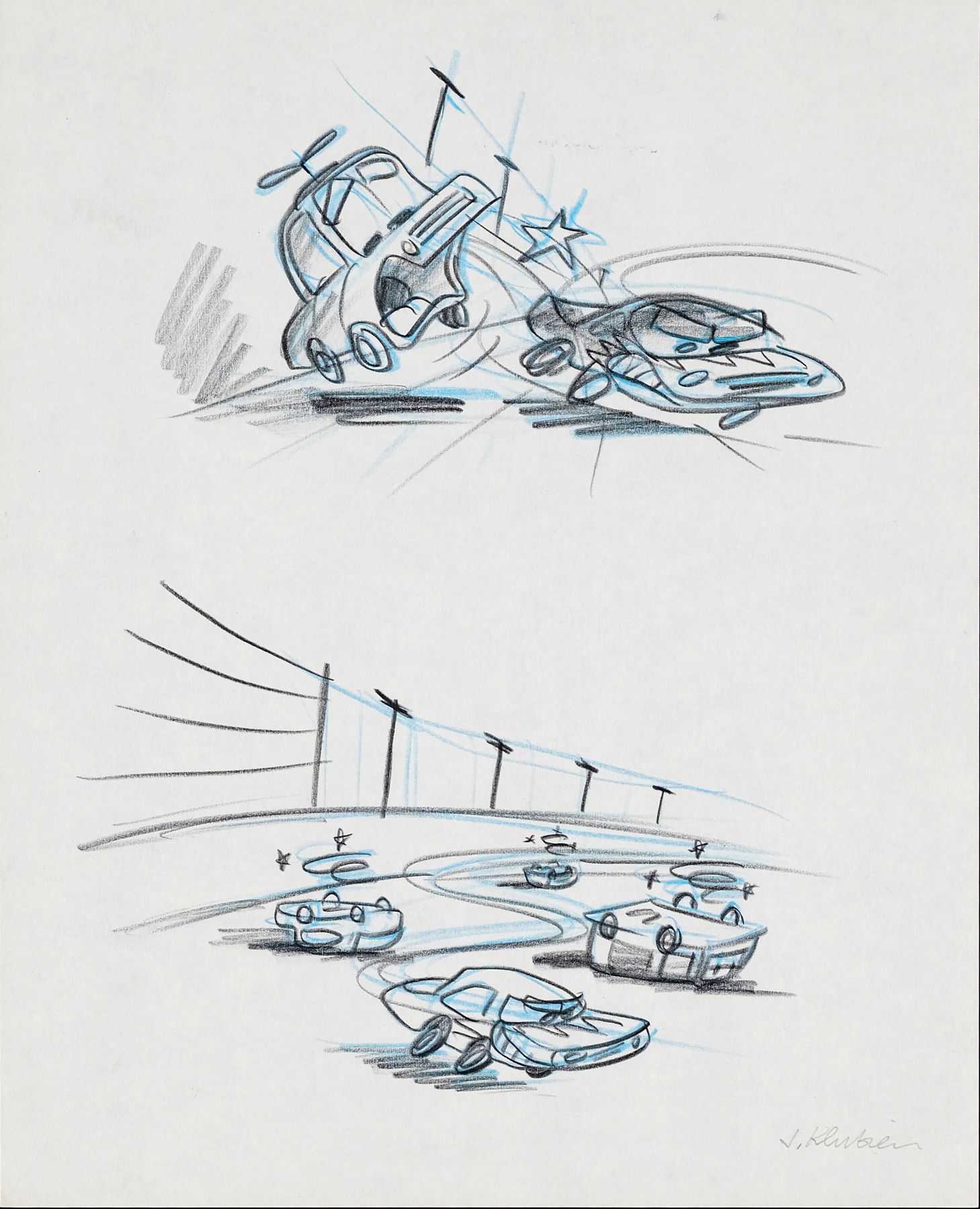 2091. Cars Beat Board Signed Jorgen Klubien ### CARS (2006)