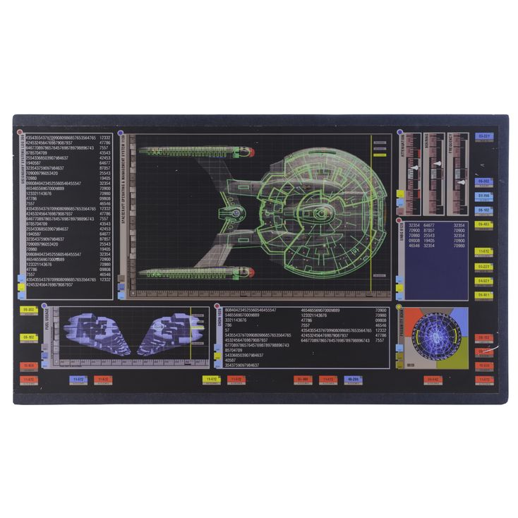 Lot 1201 - Engineering Console Stunt Overlay | STAR TREK: ENTERPRISE ...