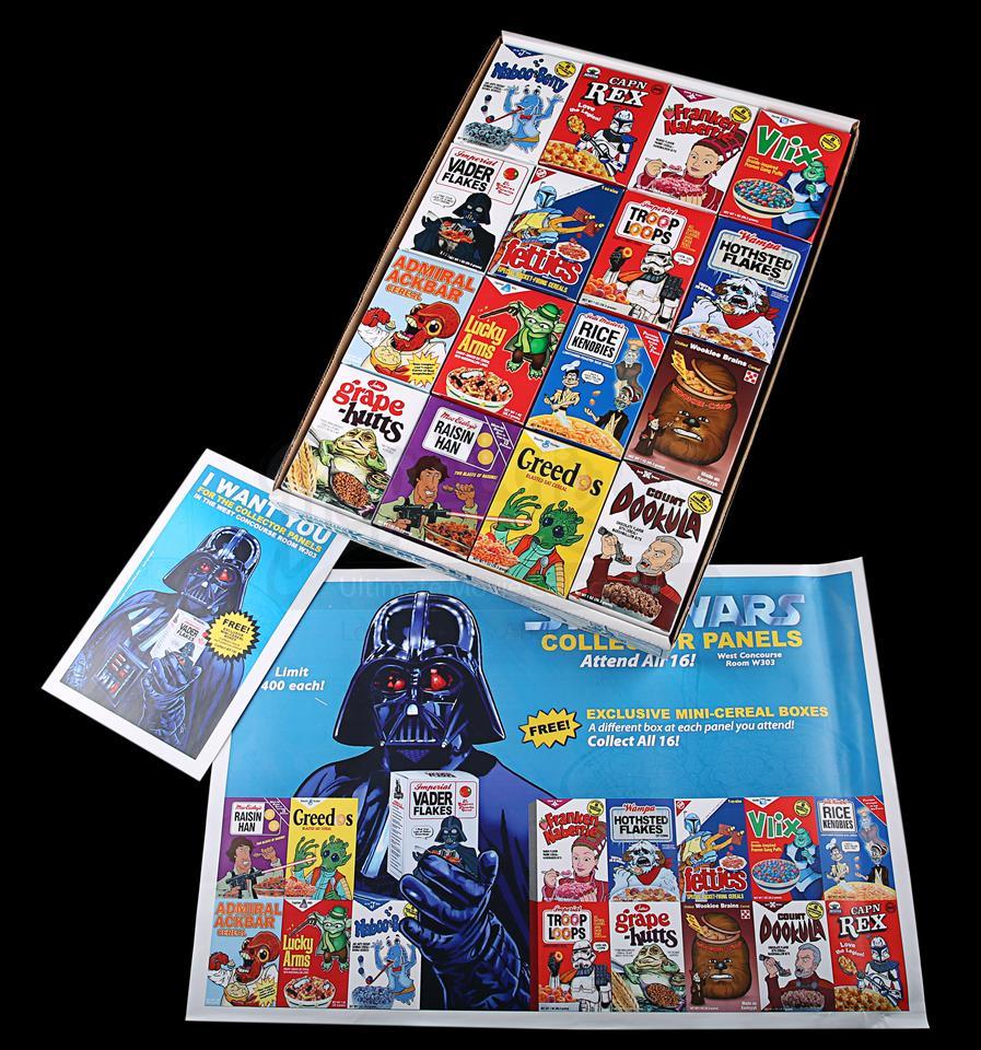 Lot # 679 - Celebration V Cereal Box Set