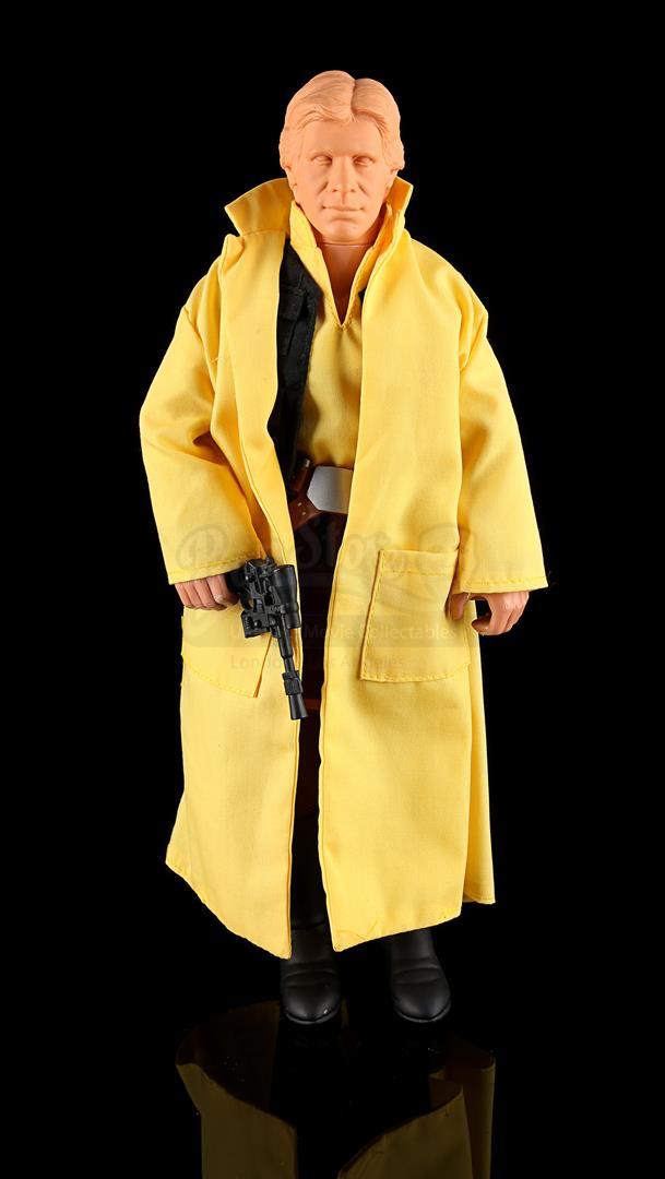 Lot # 598 - Prototype Han Solo (Trenchcoat) Large Size Action Figure