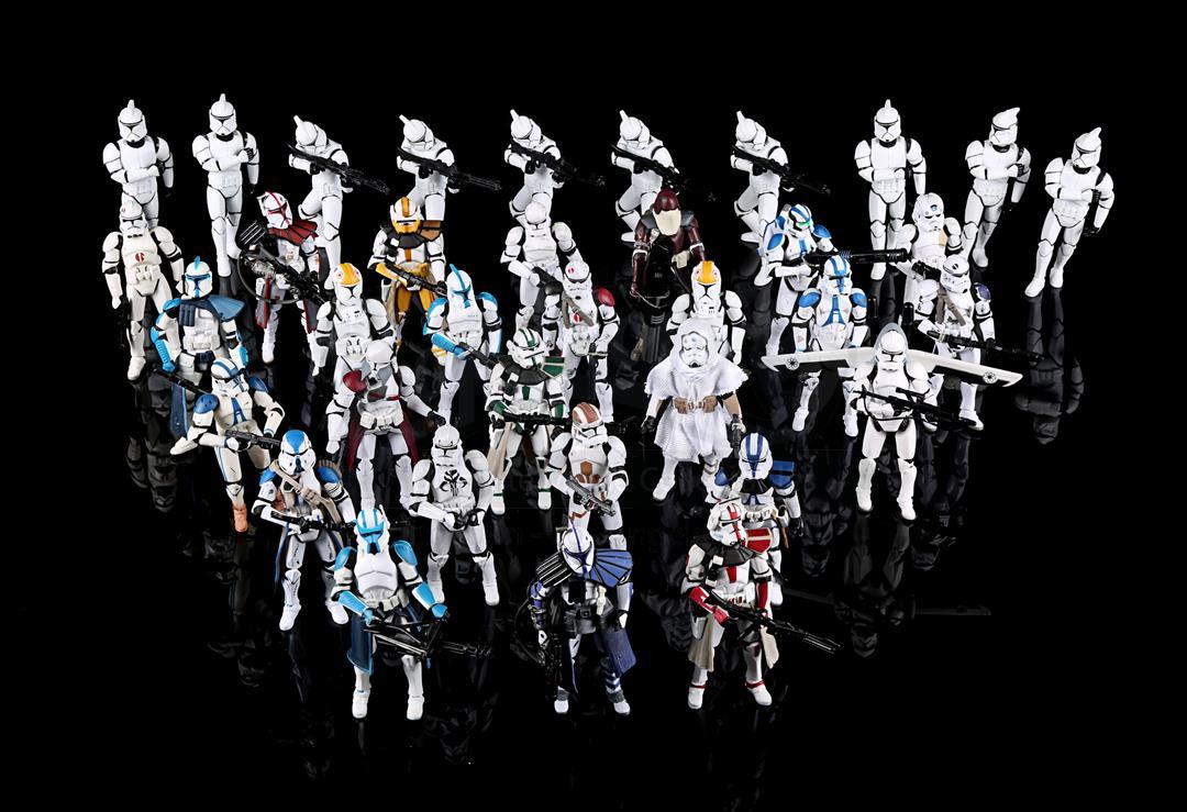 Lot # 581 - Clone Trooper Action Figures