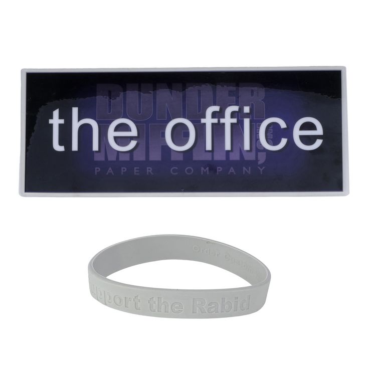 Lot 1452 - Michael Scotts (Steve Carell) Support The Rabid Bracelet and ...