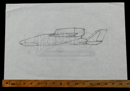 Hand-Drawn Nazi Plane Concept Sketch | Prop Store - Ultimate Movie ...