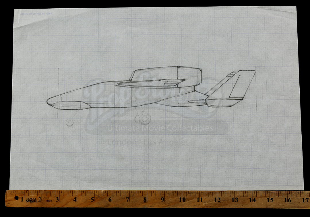 Hand-Drawn Nazi Plane Concept Sketch | Prop Store - Ultimate Movie ...