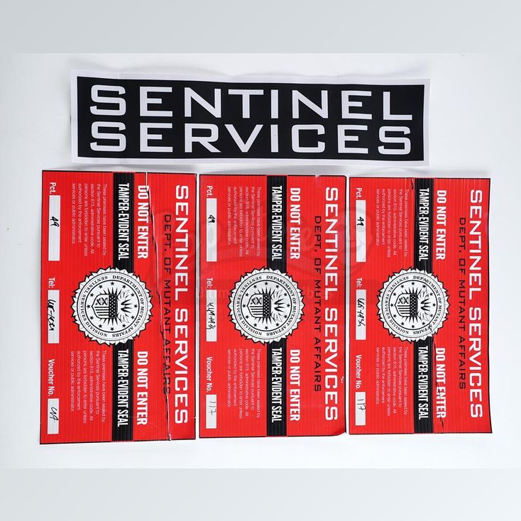 Sentinel Services Standard and Do Not Enter Stickers | GIFTED, THE (2017)