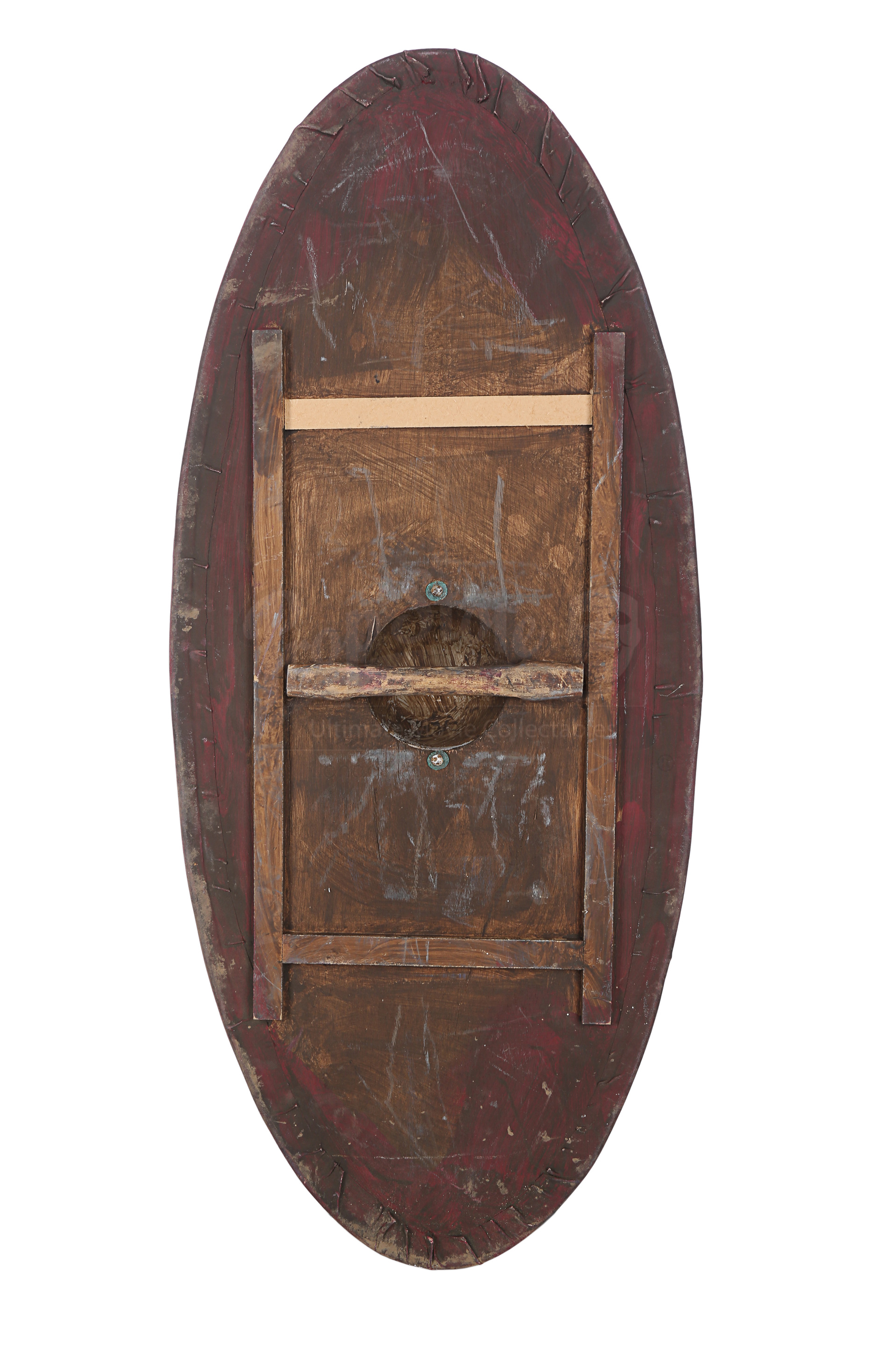 Red Roman Cavalry Shield | Prop Store - Ultimate Movie Collectables