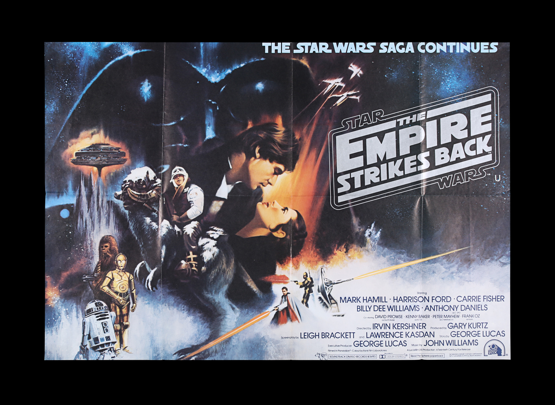 Lot #17 - STAR WARS: THE EMPIRE STRIKES BACK (1980) - ESB Quad Poster ...