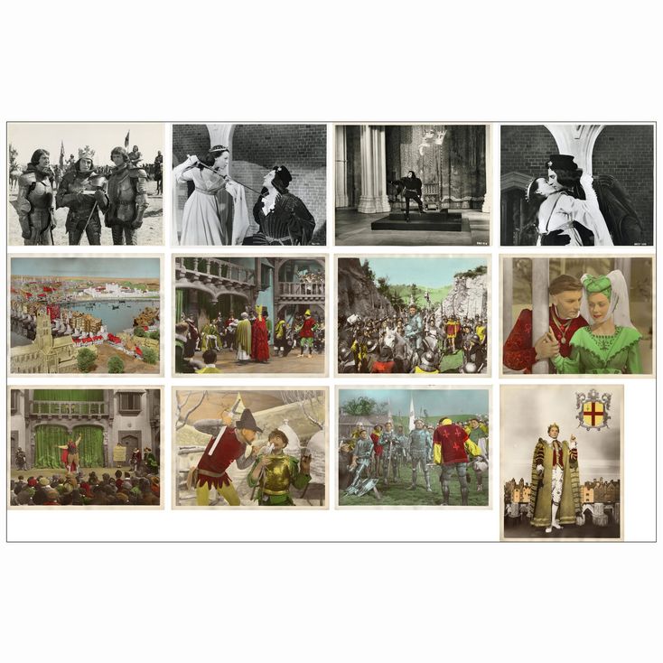 Lot 630 - HENRY V (8) Oversized Color Photos and (4) Oversized British ...