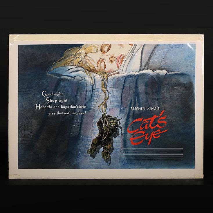 UK Quad Poster Poster Artwork (1985) | CAT'S EYE (1985)