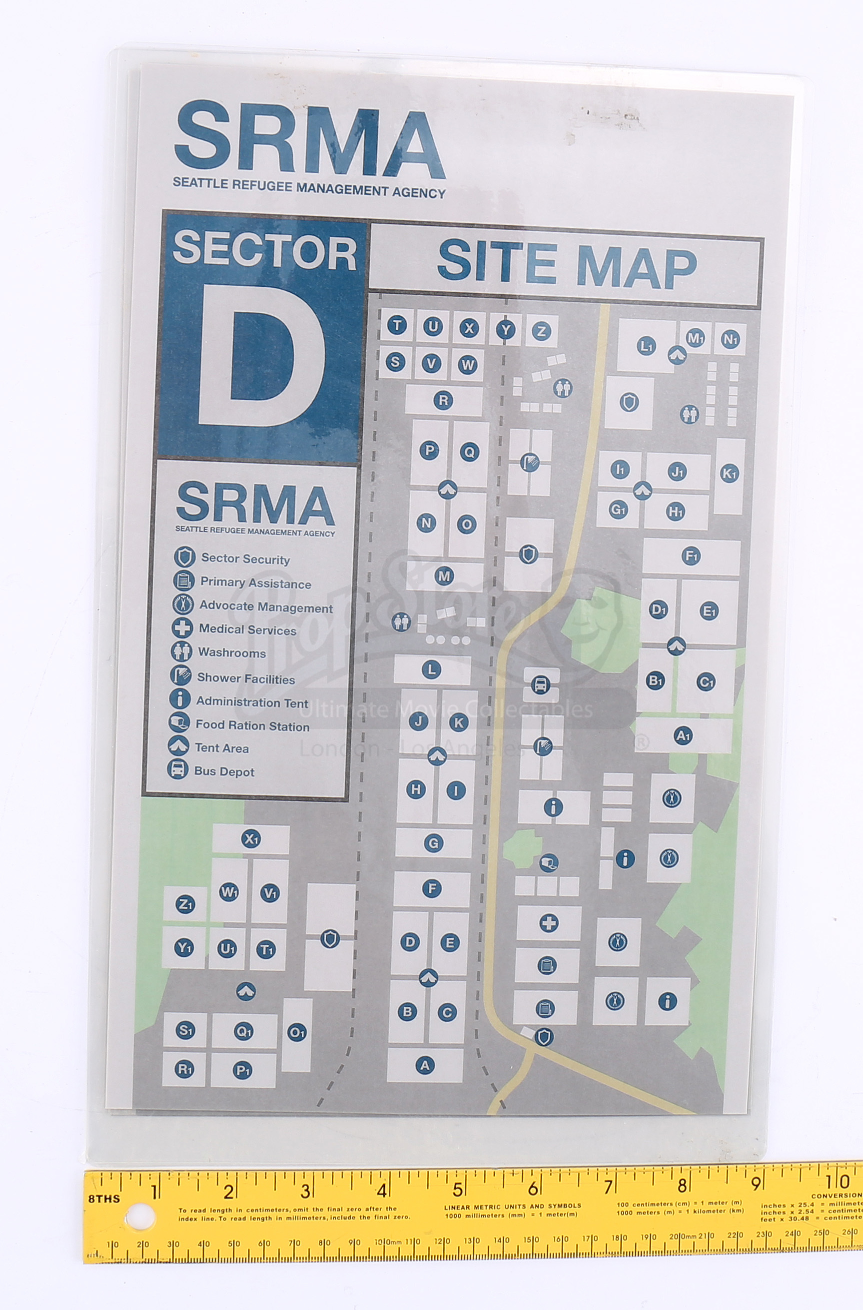 S3 Multiple Episodes Five SRMA Site Maps | Prop Store - Ultimate Movie ...