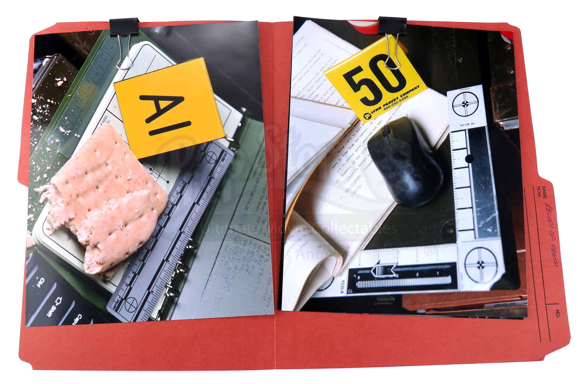 S3E04 Hospitium Andrew MacGregors Planted Evidence File | Prop Store ...