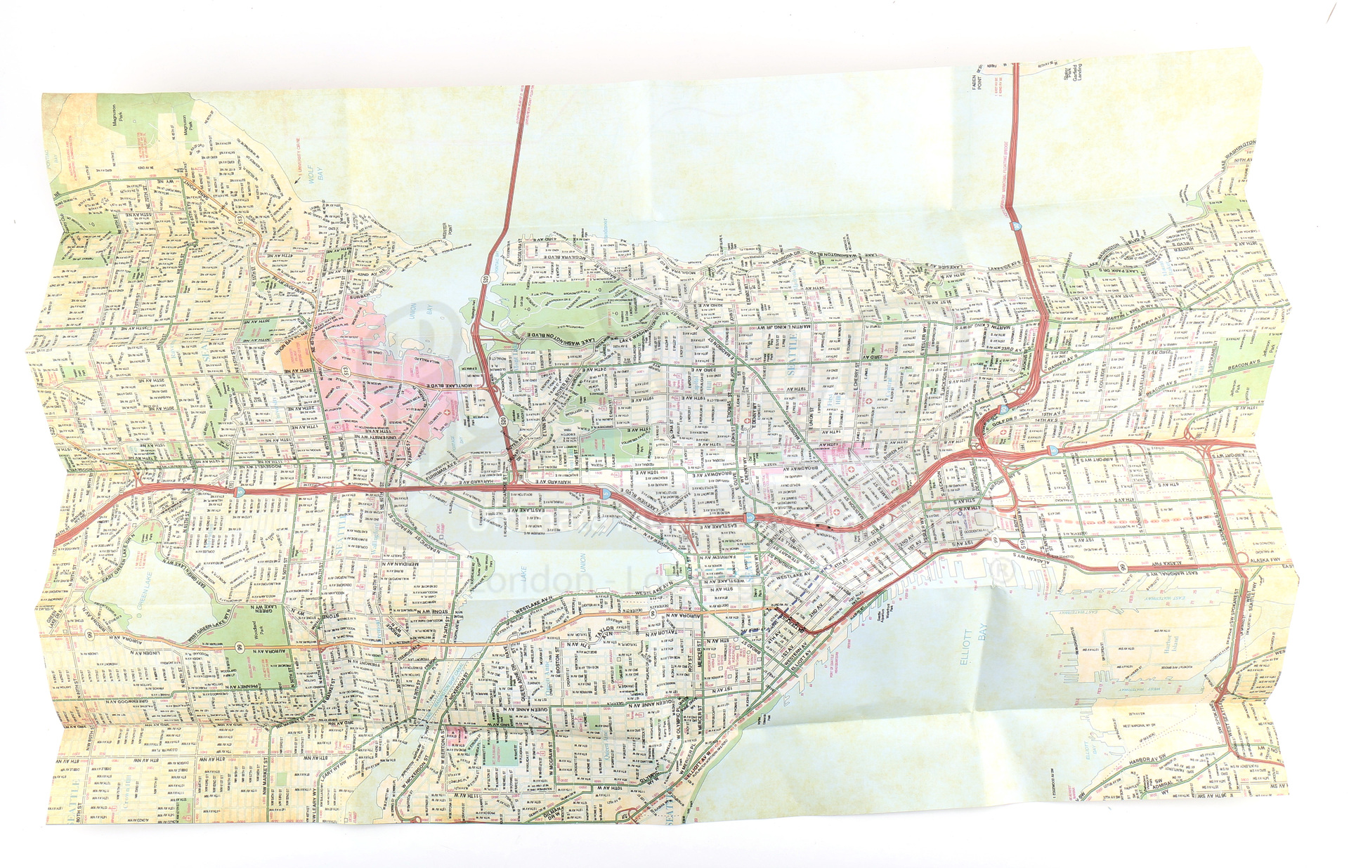S3E13 What Goes Around Broussards Map of the Seattle Colony | Prop ...