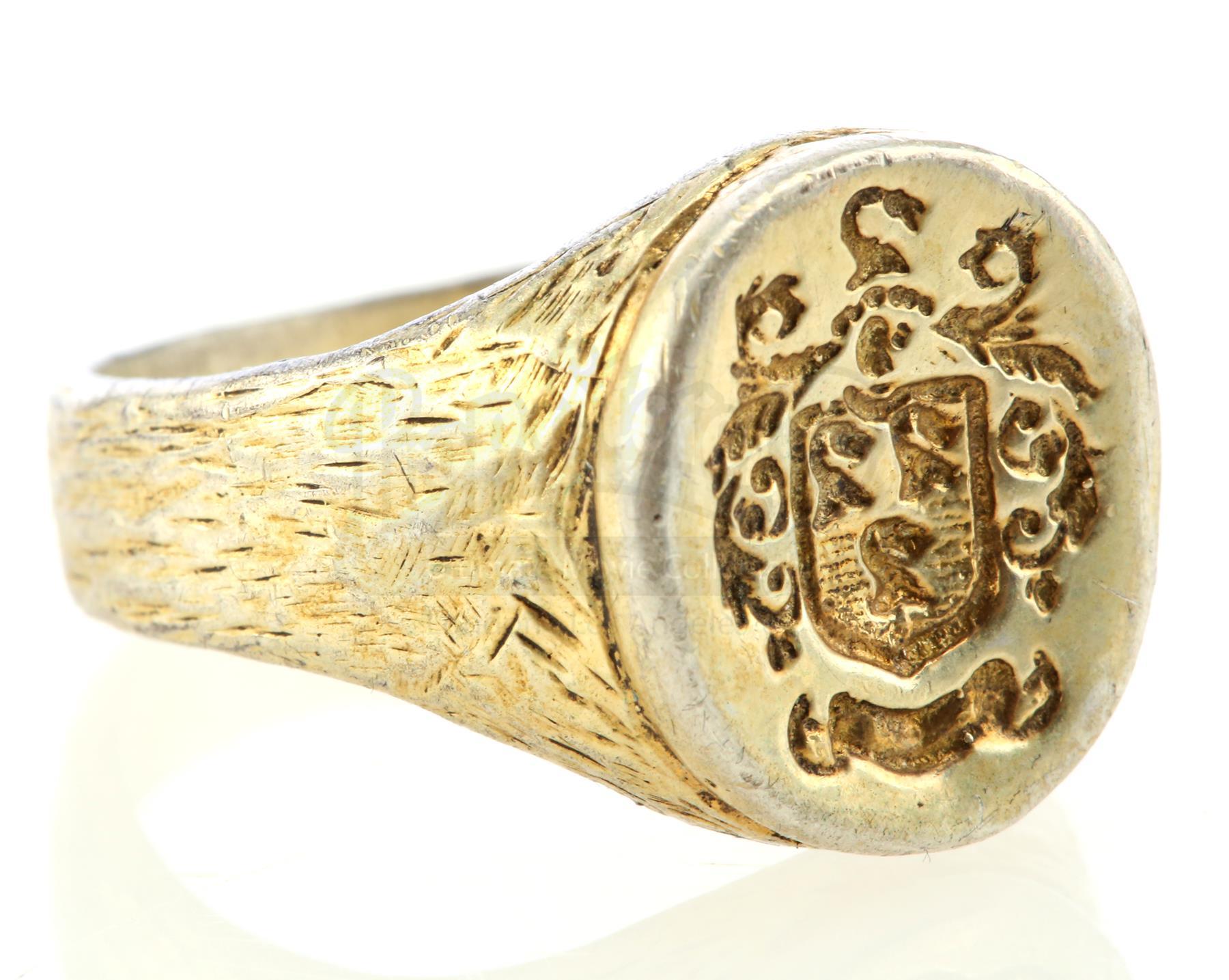 Lot # 101: MARVEL'S JESSICA JONES (TV SERIES) - Karl Malus' Gold Ring