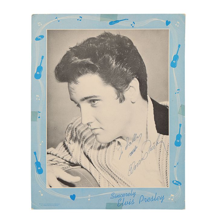 Lot 506 - Autographed Photograph | ELVIS PRESLEY