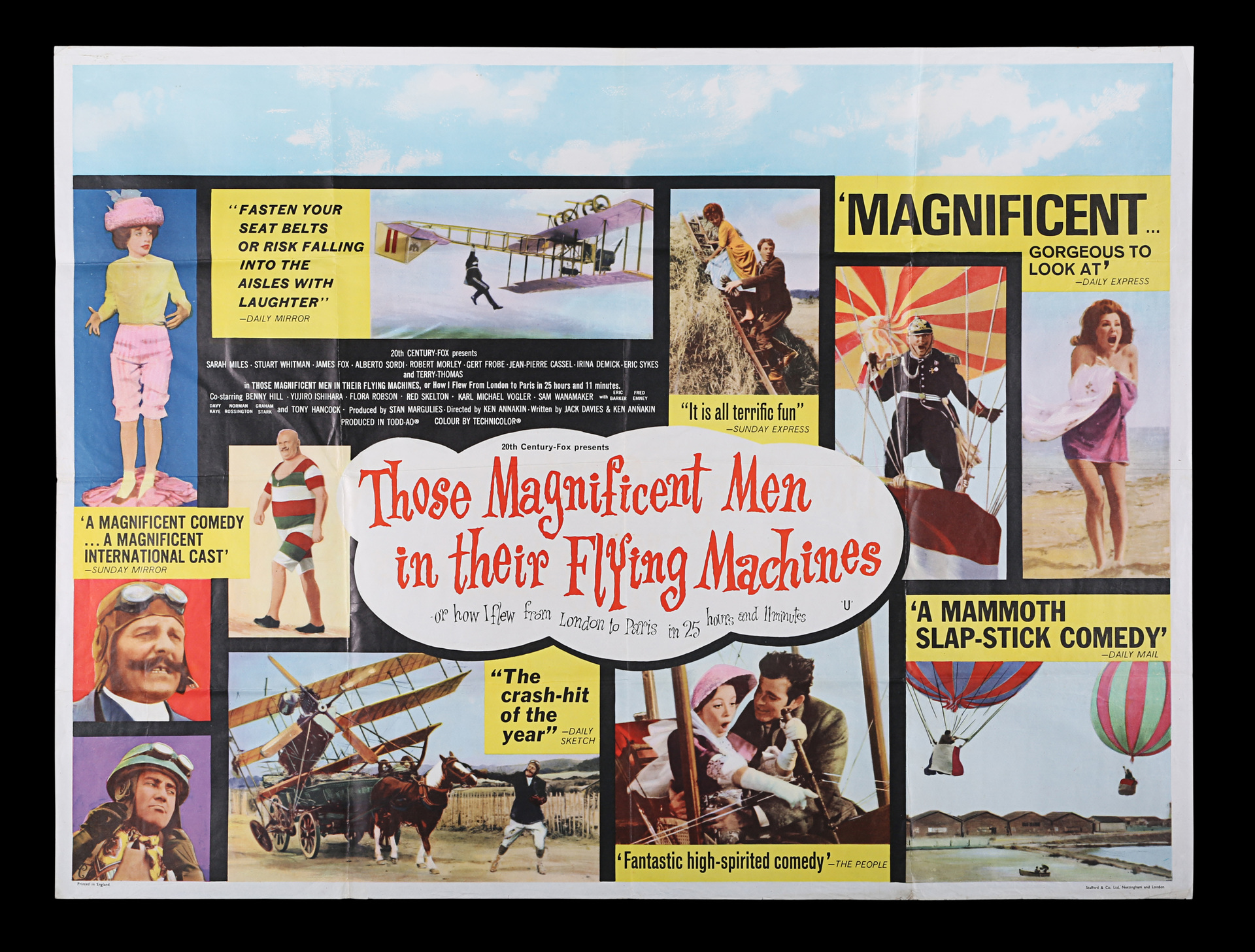 Lot #208 - THOSE MAGNIFICENT MEN IN THEIR FLYING MACHINES (1965) - UK ...