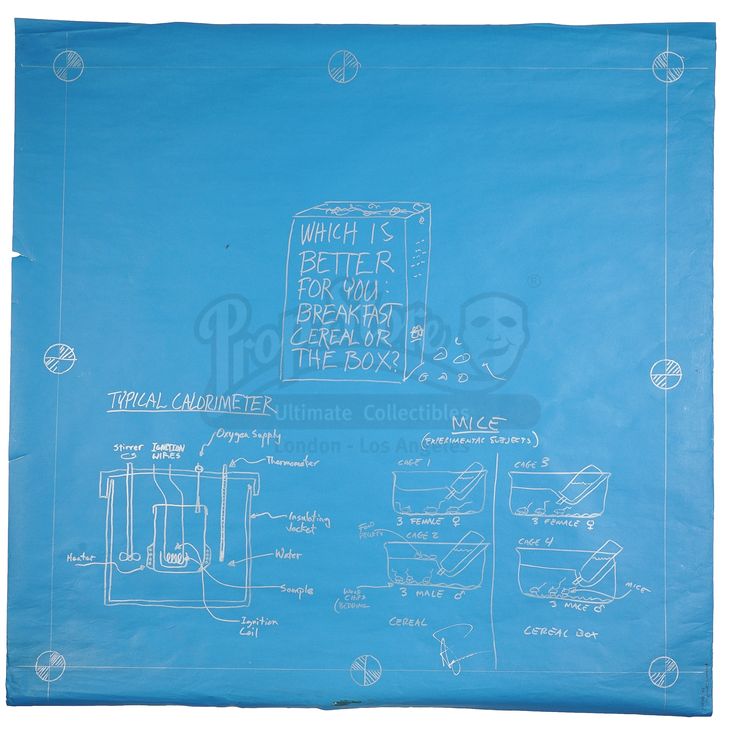 Lot 58 Episode Steam Cannon (2006, E55) Episode Blueprint Signed by ...