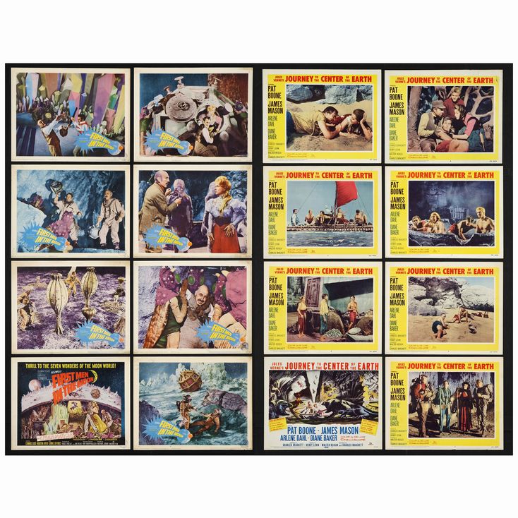 553. Lobby Card Sets (2) (11 x 14 ); Very Fine ### FIRST MEN IN THE ...