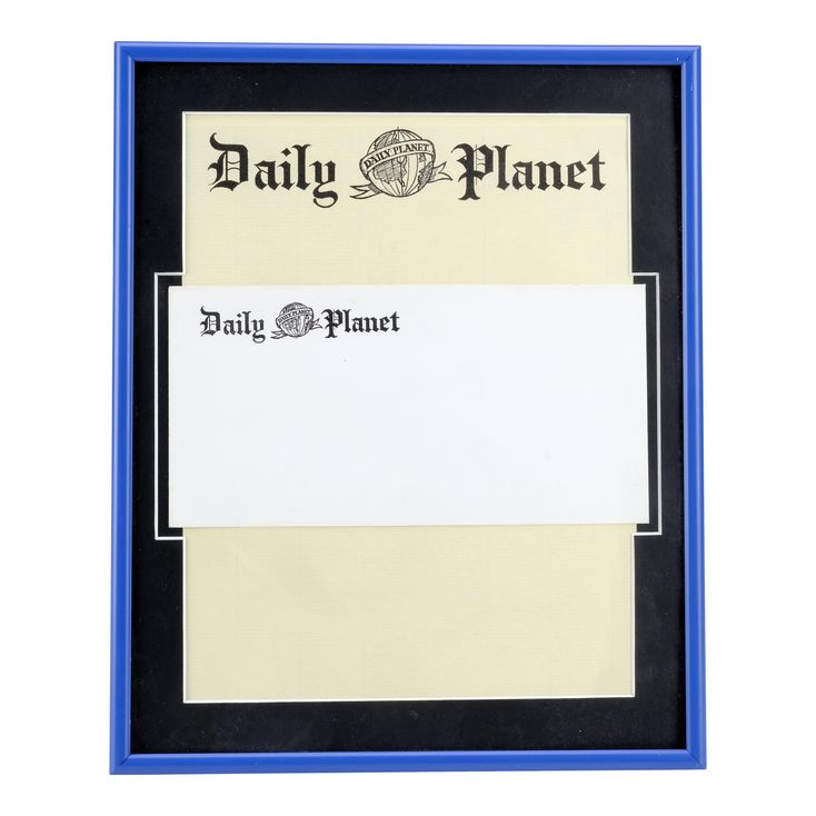 Lot # 1639: SUPERMAN (1978) - Framed Daily Planet Stationery