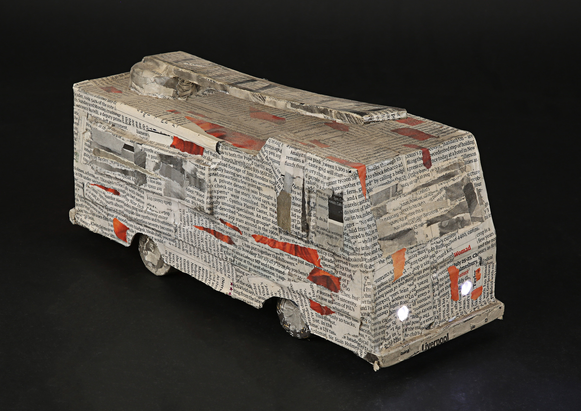 Light-Up Paper Mache Cars | Prop Store - Ultimate Movie Collectables