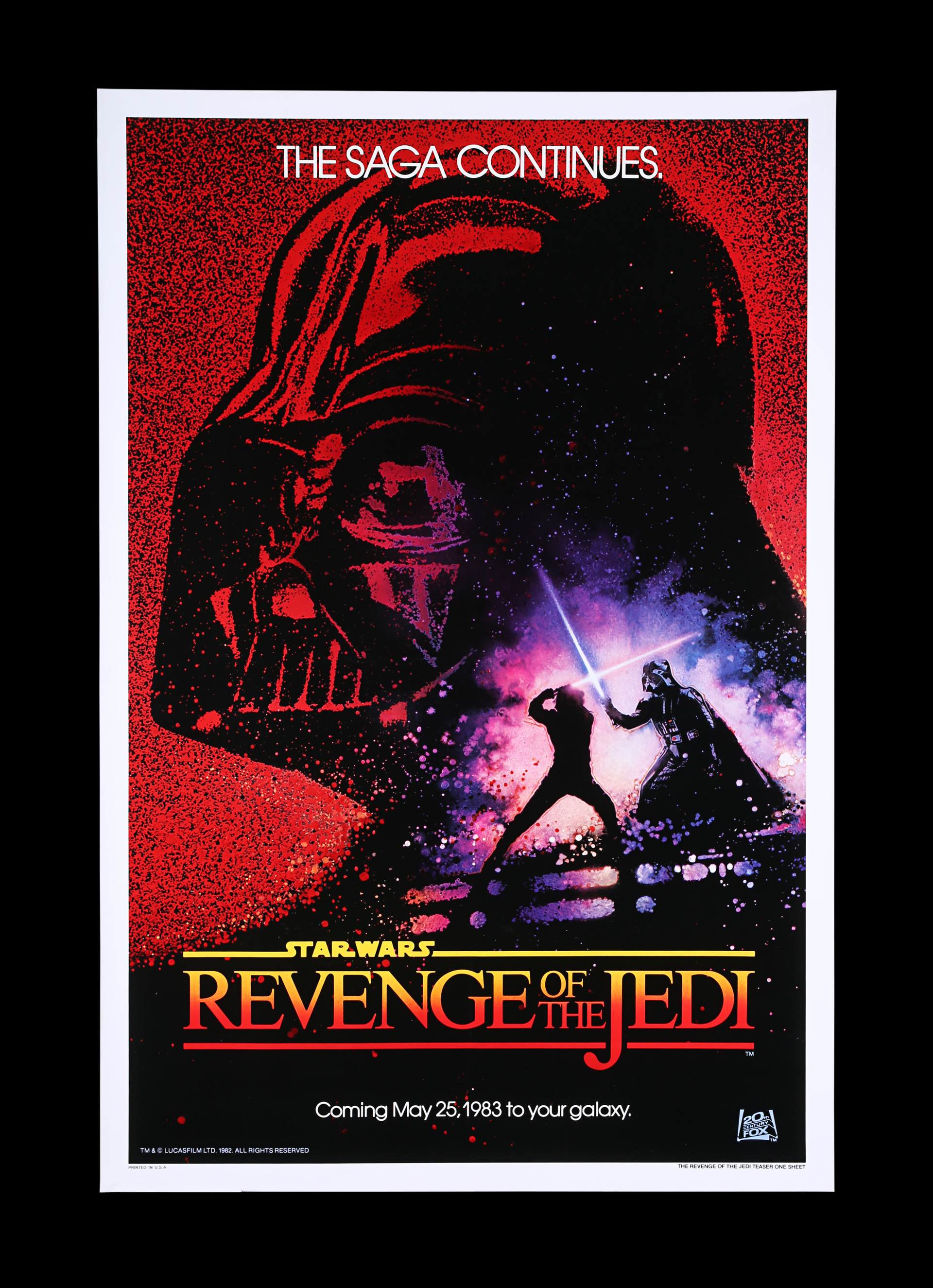 Lot #81 - STAR WARS: RETURN OF THE JEDI (1983) - Richard Edlund ...