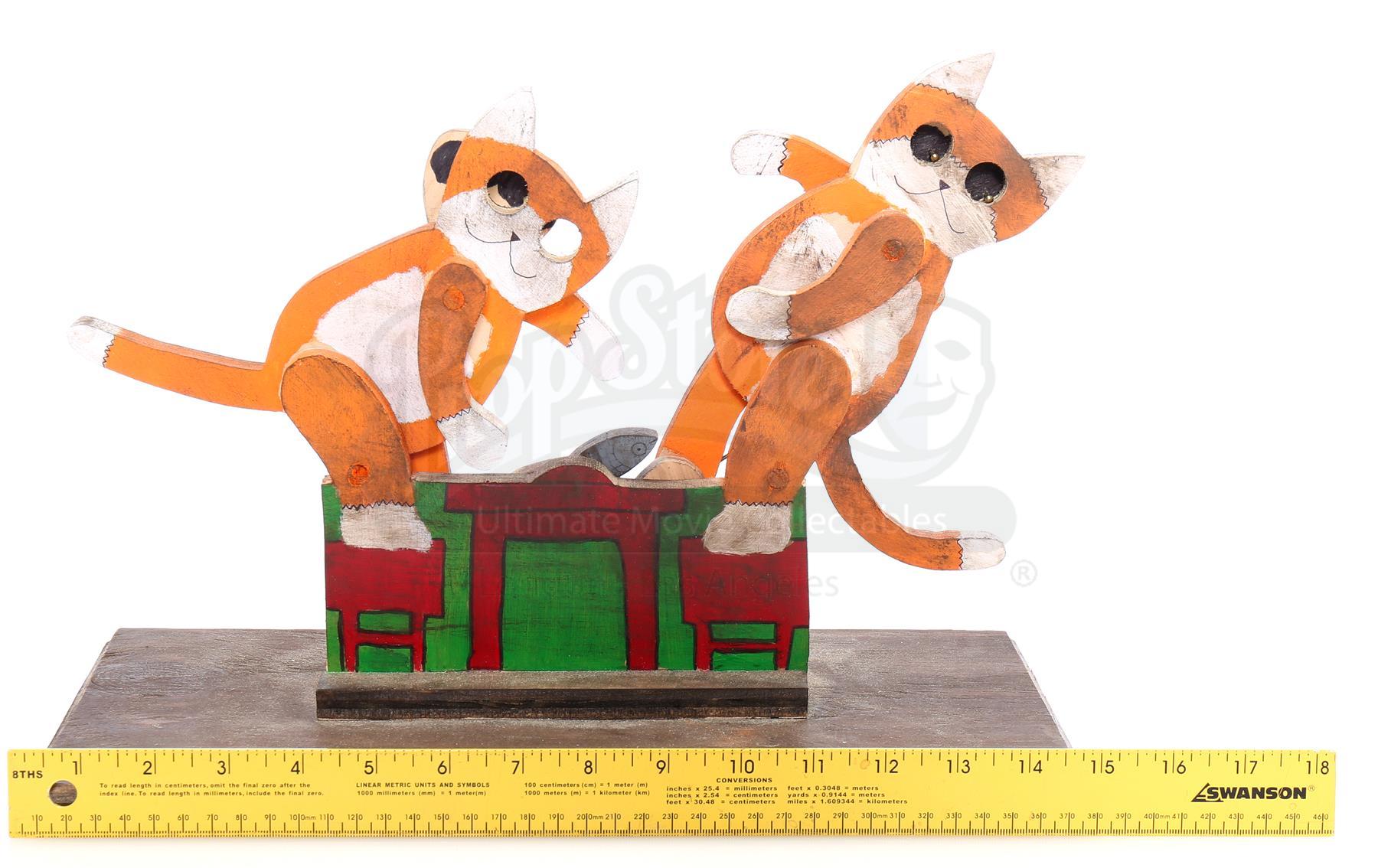 Two Orange Cat Automaton | #N# Propstore - Find Your Extraordinary