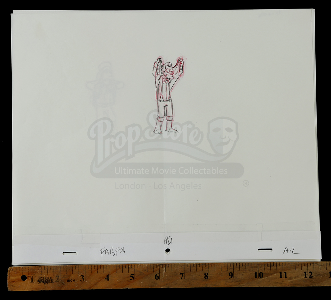 Three Hand-Drawn Pages - Lenny and Carl (SC-174) | Prop Store ...