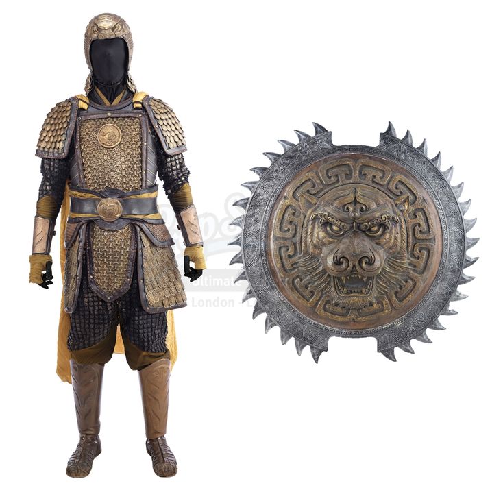 Gold Tiger Corps Soldier Armor with Shield | GREAT WALL, THE (2016)
