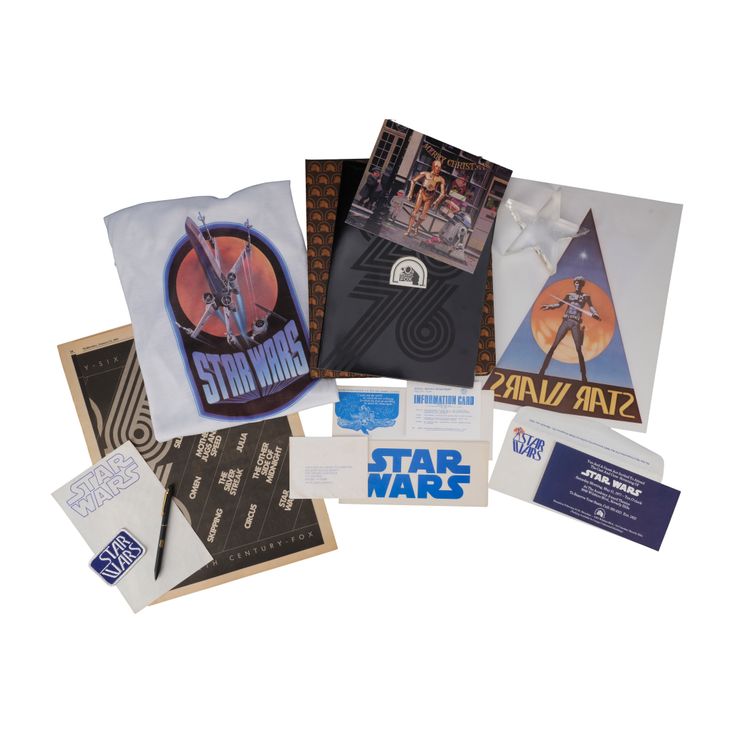 Lot 1700. Screening Invites, Lucite Star Crew Gift, Exhibitors Book and ...
