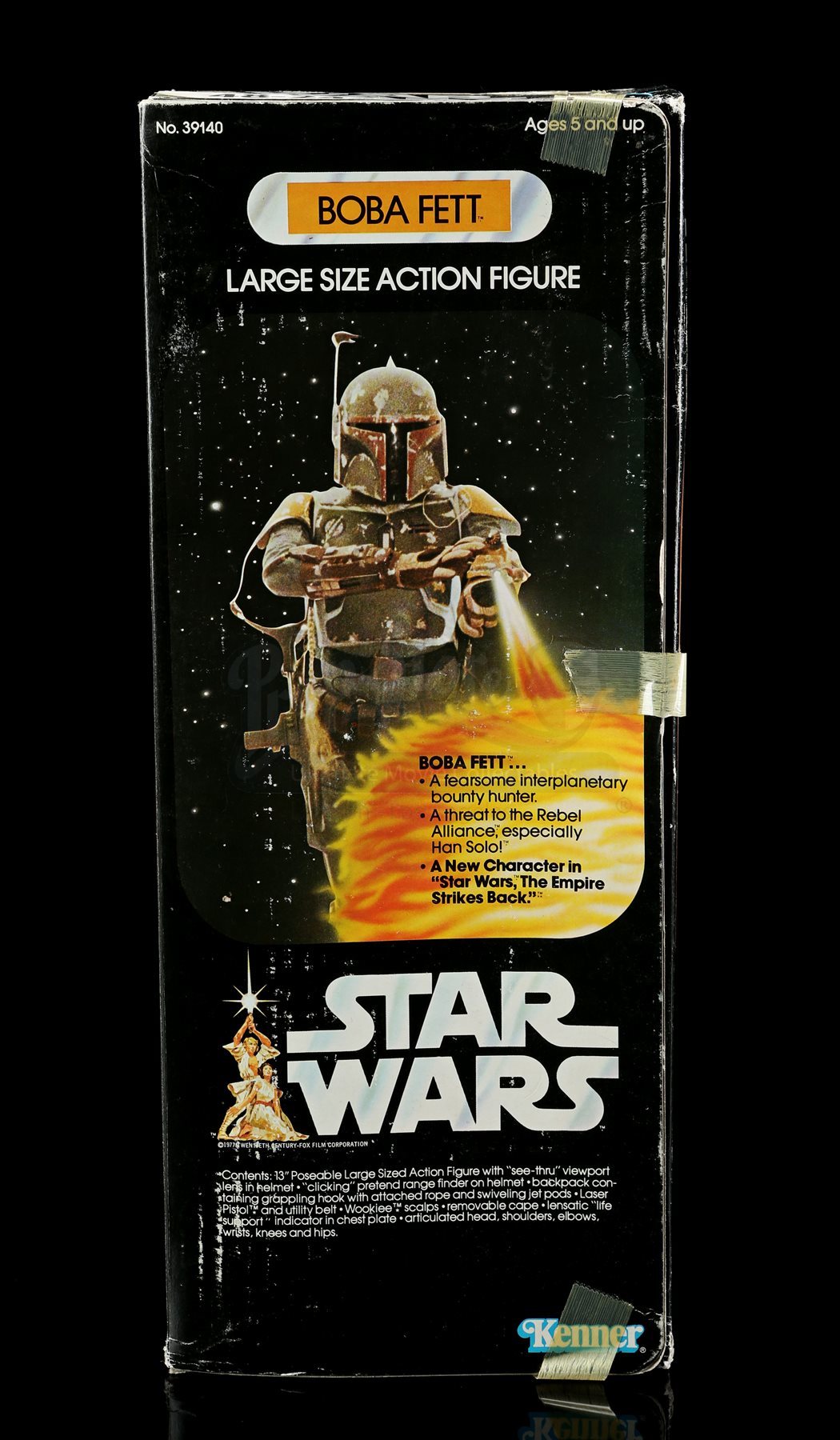Lot # 298: Boba Fett Large Size Action Figure (with Catalog Label ...