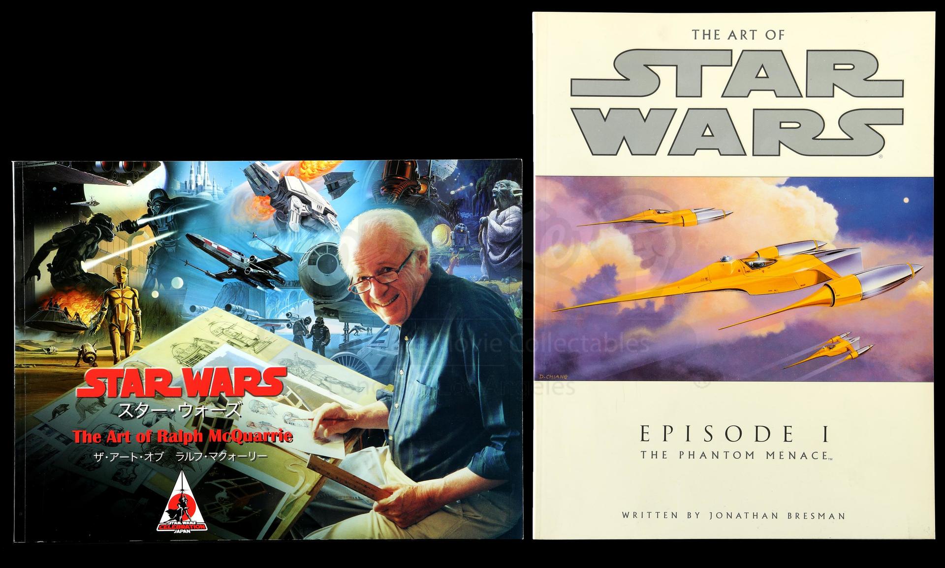 Lot # 424: Two Star Wars Art Paperbacks