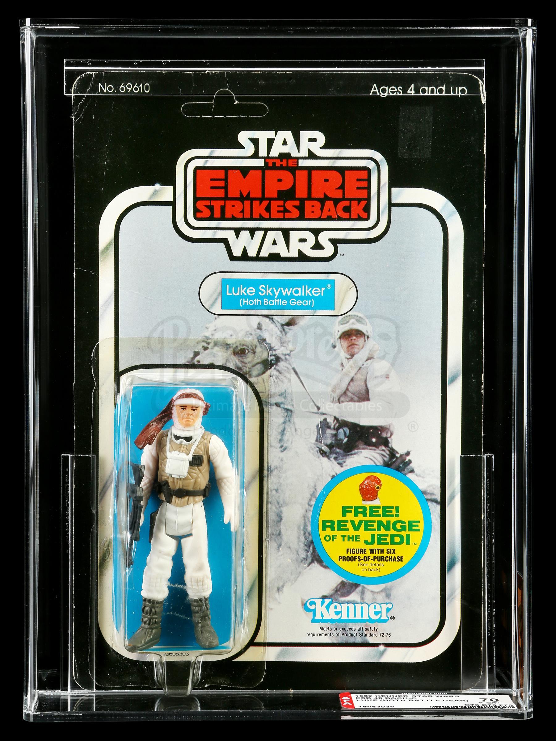 Lot # 214: Luke Skywalker (Hoth Battle Gear) ESB48B AFA 70Y