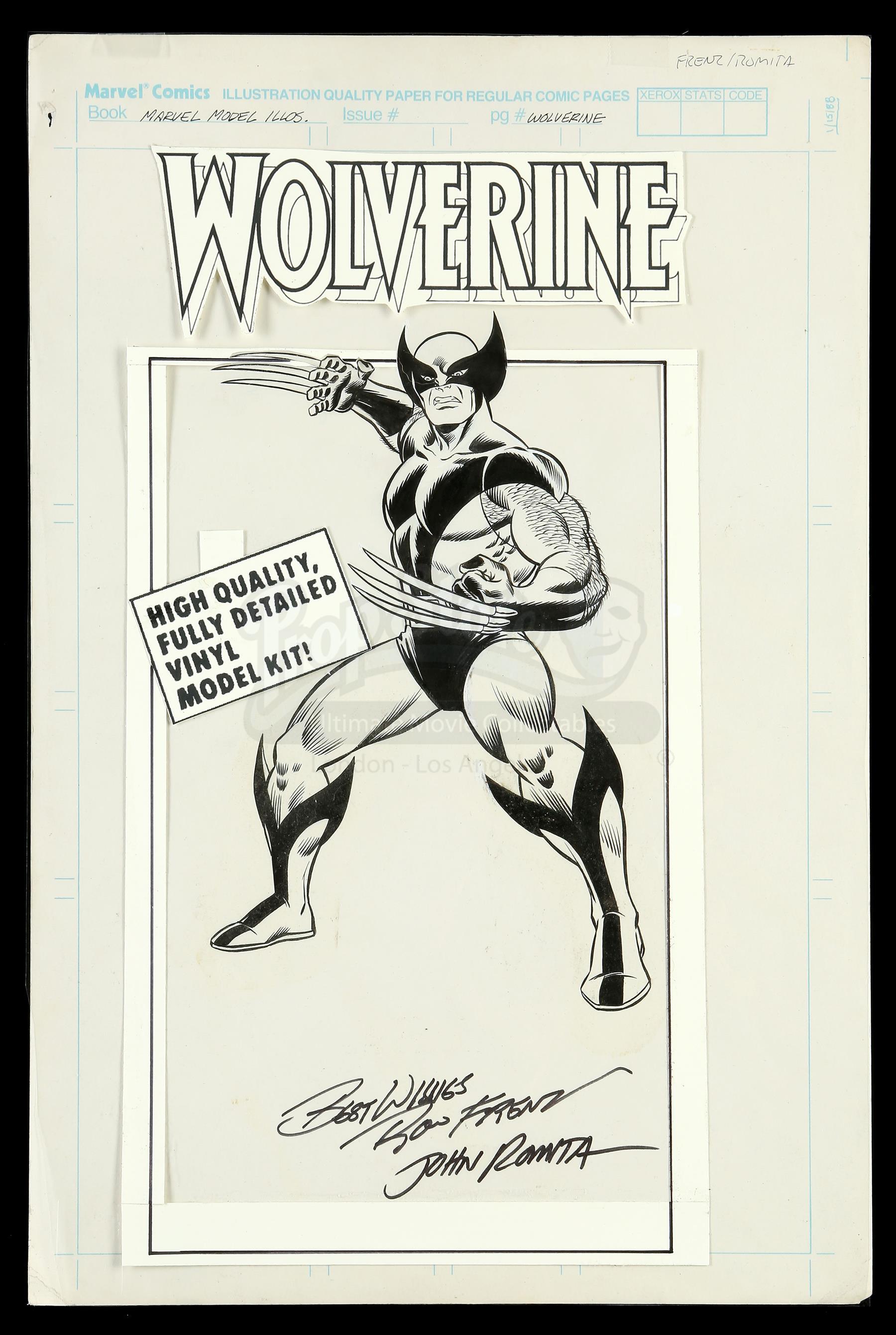 Lot # 533: Wolverine Horizon Vinyl Model Kit Box Art