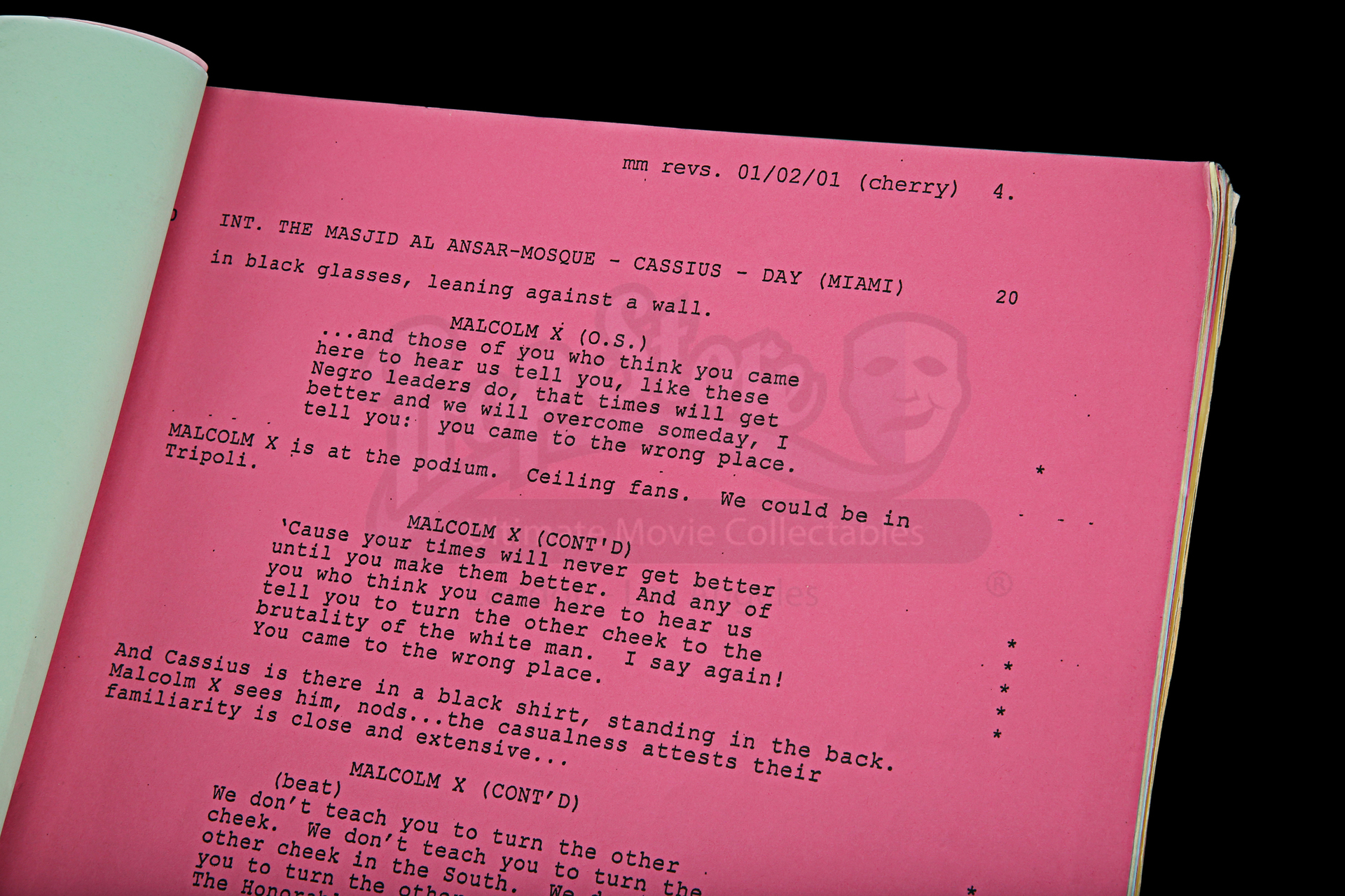 Revised Script | Prop Store - Ultimate Movie Collectables