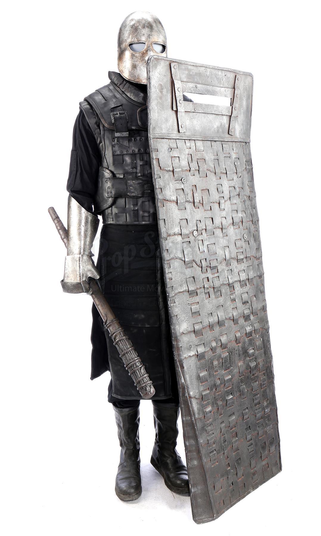 Lot # 65: ROBIN HOOD (2018) - Crossman Guard Costume with Shield and ...