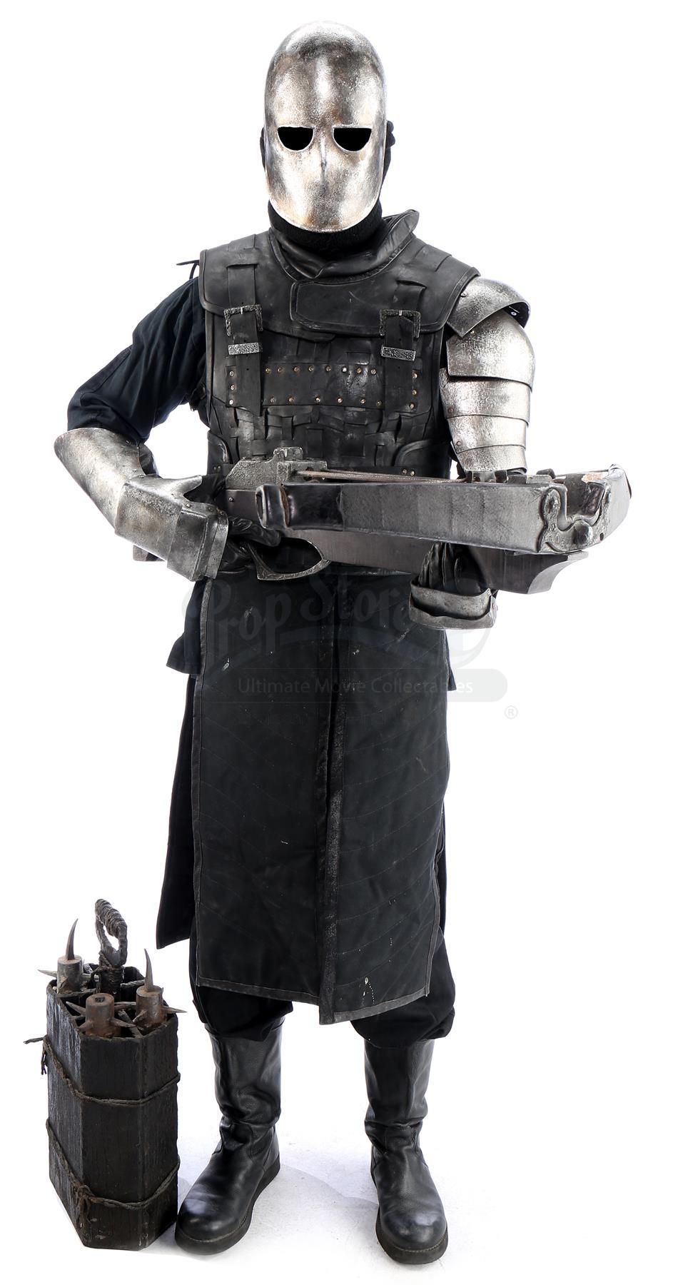 Lot # 35: ROBIN HOOD (2018) - Crossman Guard Costume with Demolition ...