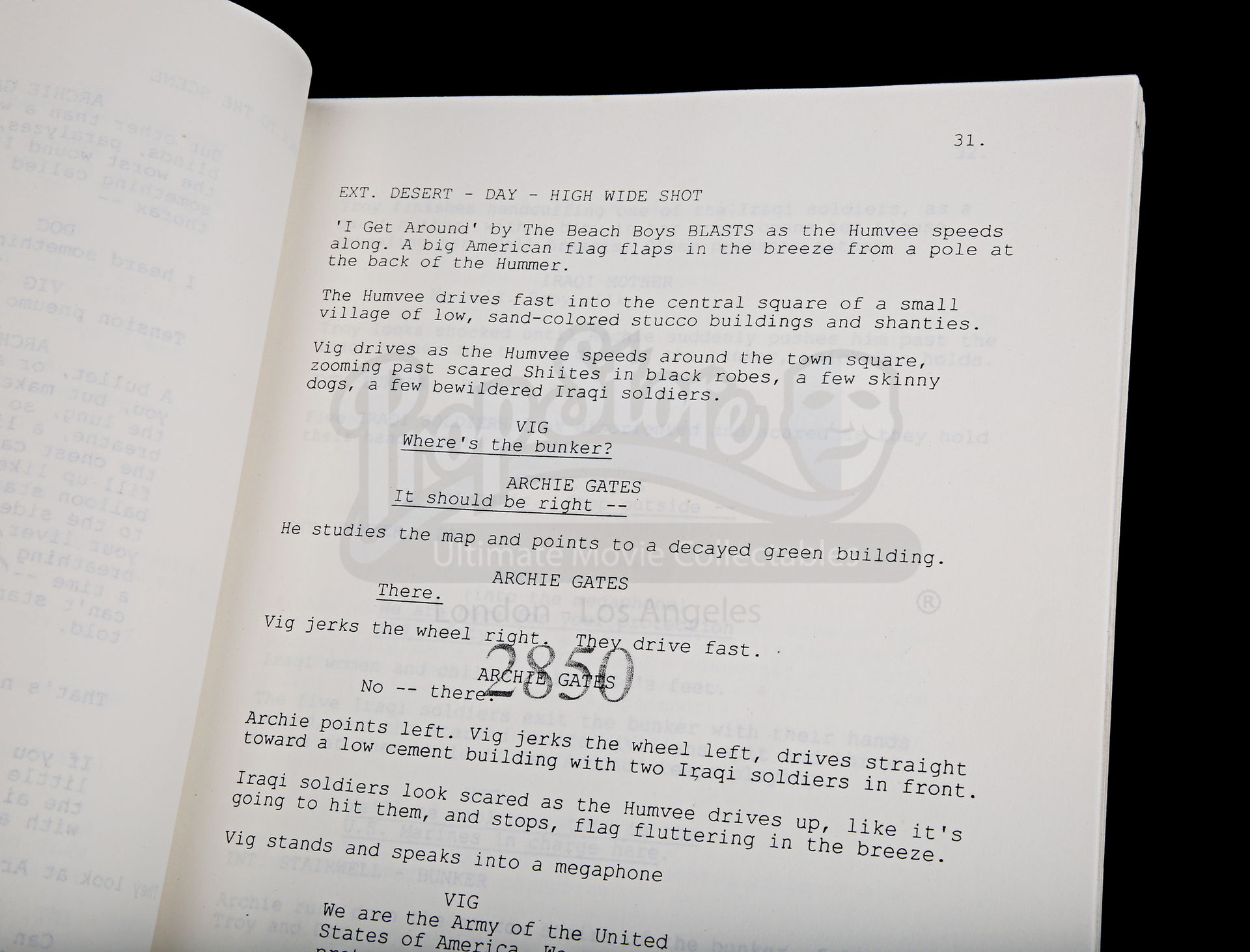 Script | Prop Store - Ultimate Movie Collectables