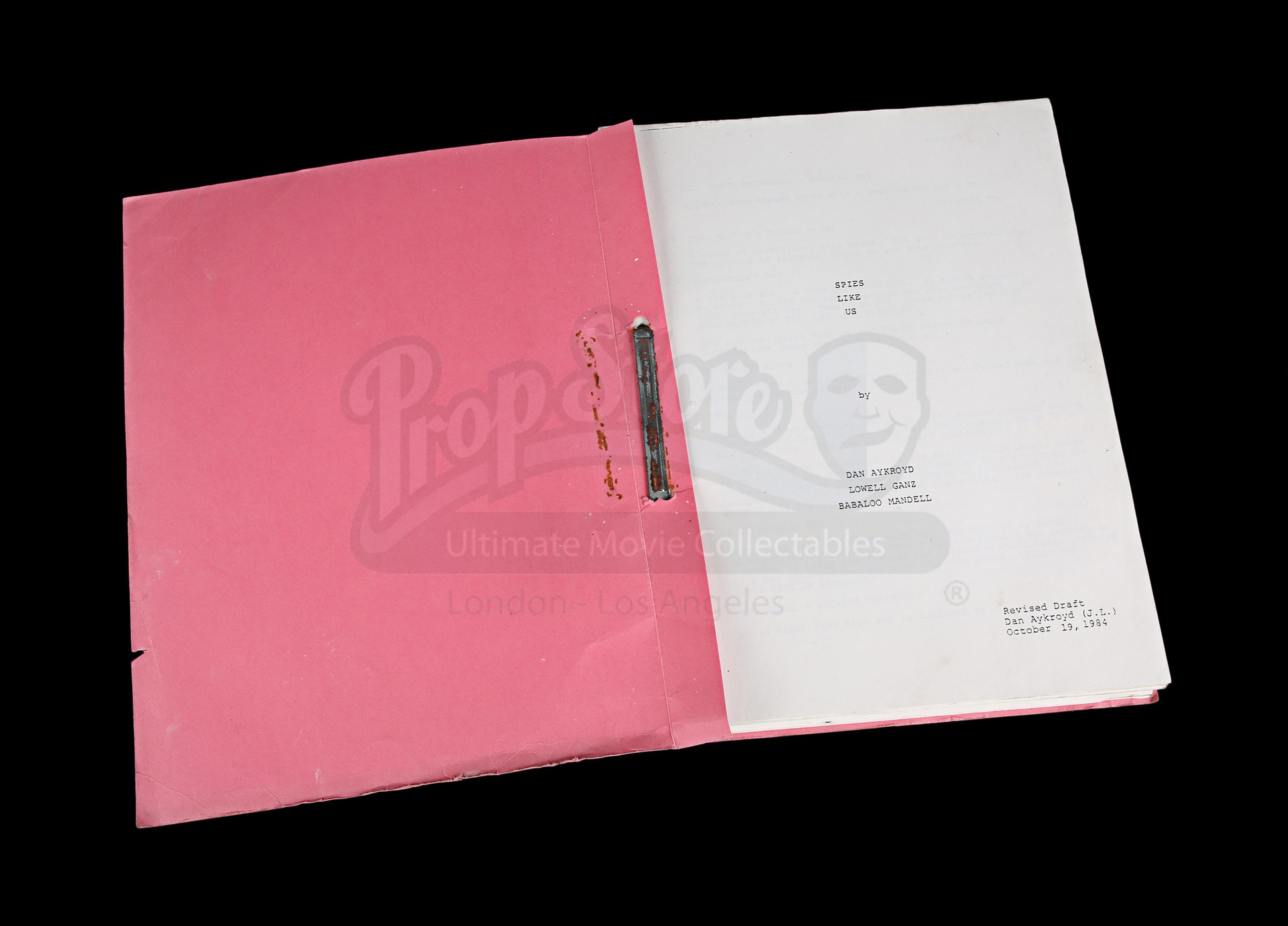 Script | Prop Store - Ultimate Movie Collectables