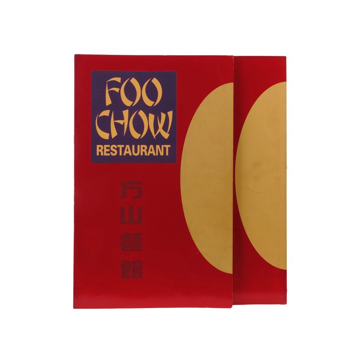 Lot 642 - Pair of Foo Chow Menus | RUSH HOUR (1998)
