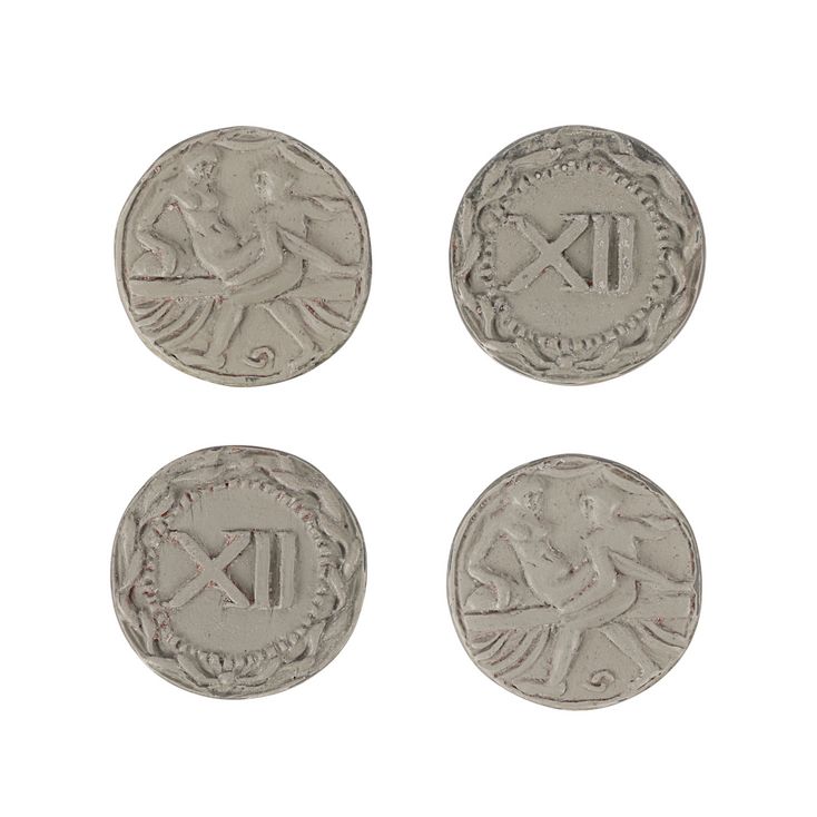 Set of Four Prototype XII Coins | KING ARTHUR: LEGEND OF THE SWORD (2017)