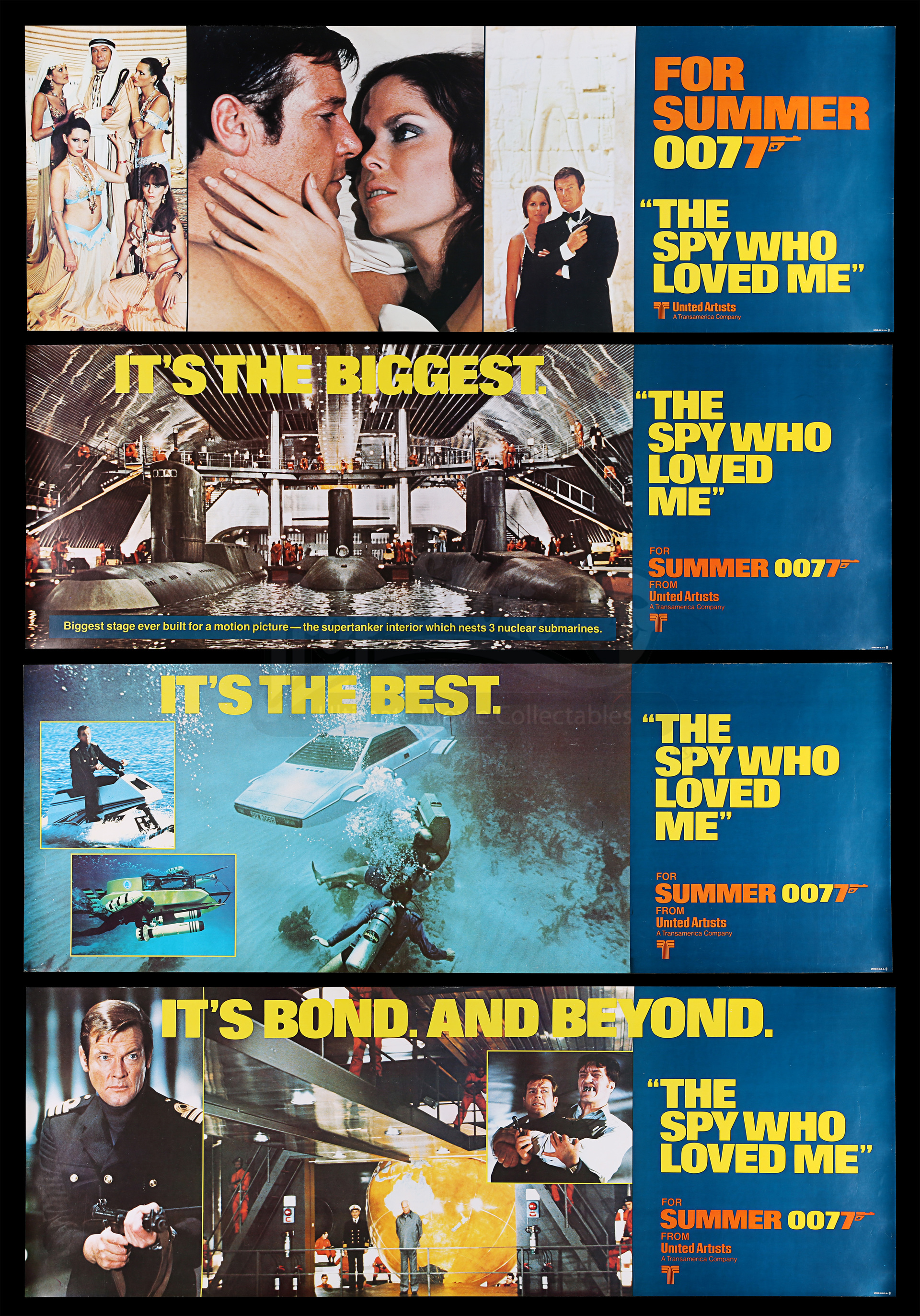 Lot #126 - THE SPY WHO LOVED ME (1977) - Carter-Jones Collection: Set ...